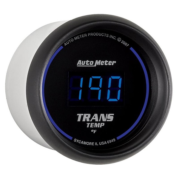 Auto Meter Cobalt Blue Digital Transmission Temperature Gauge #6949